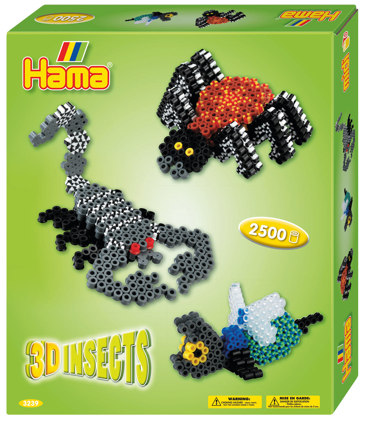 Insects/ Bugs Hama Beads Midi 3D Deco Box – Hama Beads USA